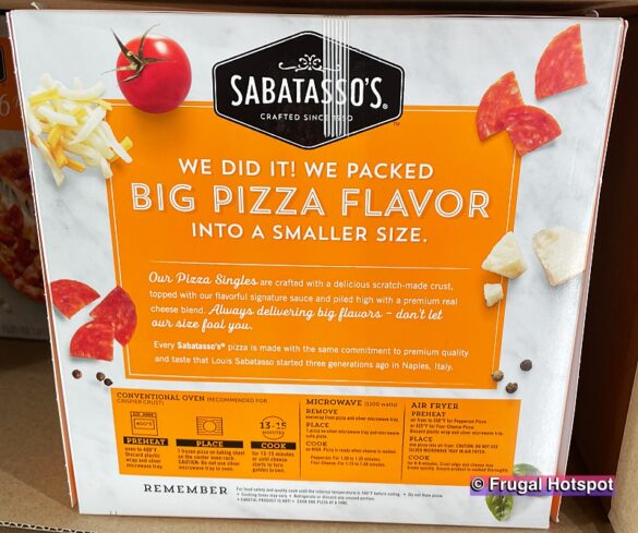 Costco Sale: Sabatasso's Pizza Singles 12-Pack