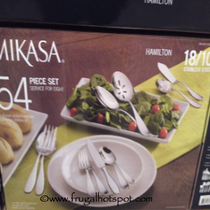 Costco Sale: Mikasa 54 Piece 18/10 SS Flatware Set $59.99 | Frugal Hotspot