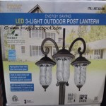 Costco Sale: Innova Lighting LED 3-Light Outdoor Lamp Post $179.99