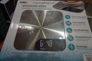 Costco Sale: Polder Stainless Steel Digital Kitchen Scale