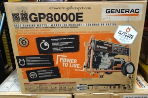 Costco Sale: Generac Portable Gas Generator 8000 Watts $699.99