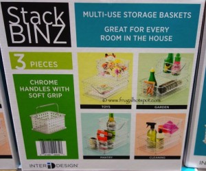 Costco Clearance: Interdesign Stack Binz 3-Pc Storage Baskets $14.97