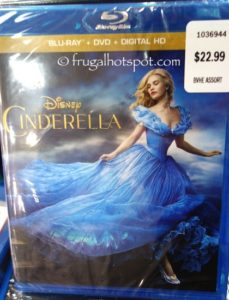 Costco Movies Sale: Disney Cinderella Blu-ray + DVD + Digital HD $16.99