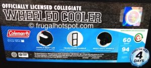 Costco Sale: Coleman 60-Quart Wheeled Cooler WSU Cougars $29.99