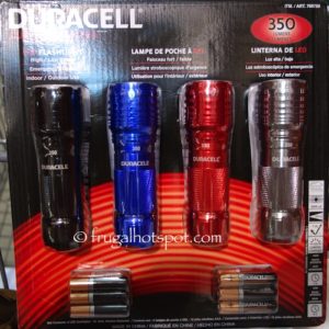 Costco Sale: Duracell 350 Lumen Flashlights 4-Pk