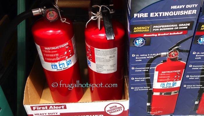 Costco Sale: First Alert Heavy Duty Fire Extinguisher $24.99 | Frugal ...