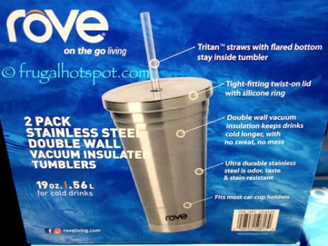 Costco Sale: Rove Stainless Steel Insulated Tumbler 2-Pk