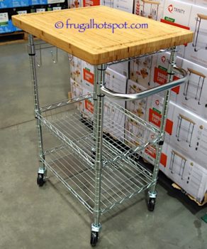 Costco Sale: Trinity EcoStorage Bamboo Kitchen Cart