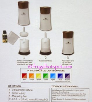 Costco Sale: Essenza Aromatherapy Ultrasonic Diffuser