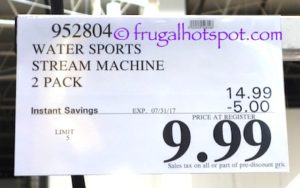 Costco Sale: Water Sports Stream Machine 2-Pk $9.99