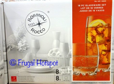 Costco: Bormioli Rocco 16-Pc Glassware Set $18.99