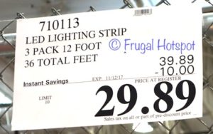 Costco Sale: LED Lighting Strip 36 ft | Frugal Hotspot