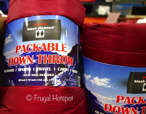 Costco Sale: Double Black Diamond Packable Down Throw $15.99 | Frugal ...