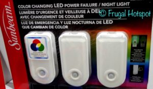 Costco Sale: Sunbeam Color Changing LED Power Failure Night Light 3-Pk ...