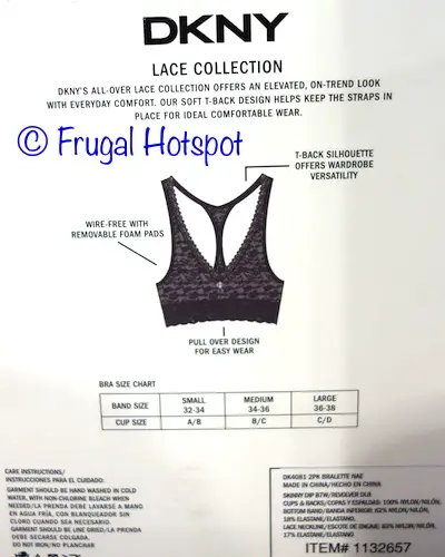 Costco Sale: DKNY Lace Bralette 2-Pk $12.99 Costco Sale: DKNY Lace Bralette 2-Pk $12.99