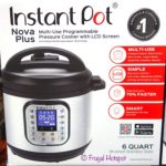 Costco Sale: Instant Pot Nova Plus Pressure Cooker $54.99