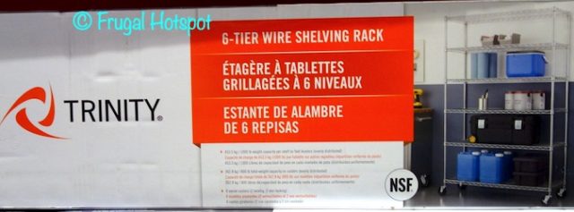 Trinity 6-Tier Wire Shelving Rack - Costco Sale! | Frugal Hotspot