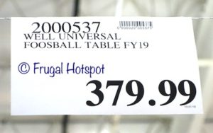 Well Universal Foosball Table at Costco! | Frugal Hotspot