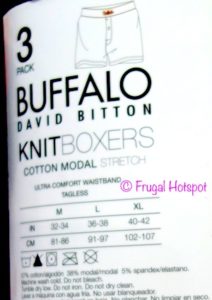 Buffalo Men's Knit Boxers - Costco Sale! | Frugal Hotspot