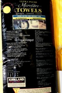Kirkland Signature Microfiber Towel - Costco Sale! | Frugal Hotspot
