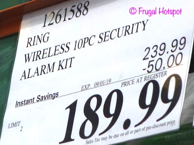 Costco Sale: Ring Alarm Wireless Home Security Kit $189.99 | Frugal Hotspot