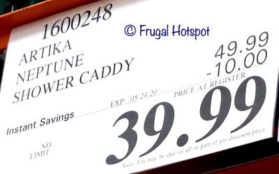 Costco Sale - Artika Neptune Shower Caddy $39.99 | Frugal Hotspot
