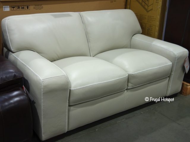 Costco - Simon Li Buckley Leather Loveseat $749.99
