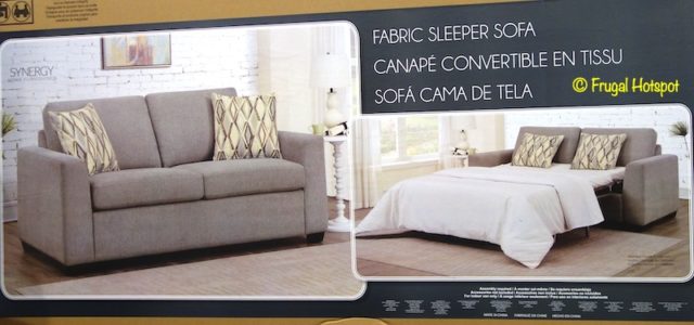 Costco - Synergy Fabric Sleeper Sofa $599.99