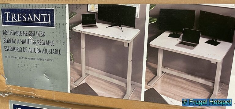 Tresanti Adjustable Height Desk - Costco Sale! | Frugal Hotspot