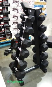 Inspire Dumbbell Set with Rack - Costco Sale! | Frugal Hotspot