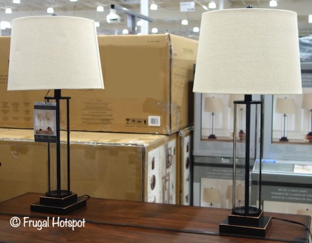 Davidson Glass Table Lamp Set - Costco Sale! | Frugal Hotspot
