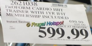 Pro-Form HIIT L6 Smart Stepper / Elliptical- Costco Sale! | Frugal Hotspot