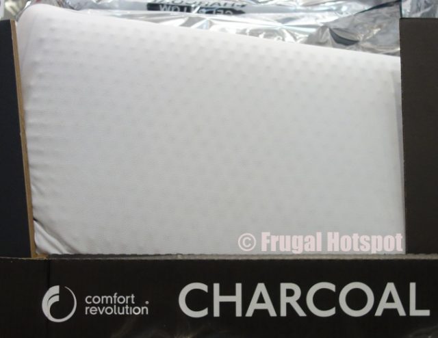 Comfort Revolution Charcoal Gel Memory Foam Pillow