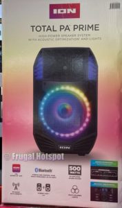 Costco Sale - Ion Prime Speaker PA System w/ Lights | Frugal Hotspot