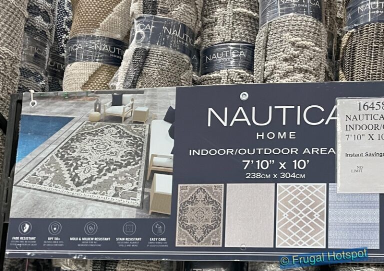 Nautica Indoor / Outdoor Area Rug 7'10" x 10' - Costco Sale!