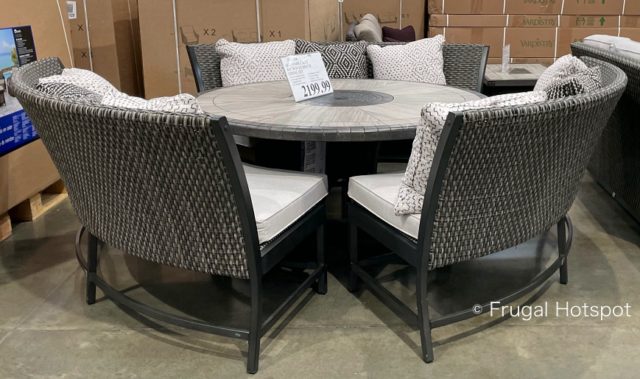 Agio Park Falls Outdoor Bench Dining Set at Costco! | Frugal Hotspot