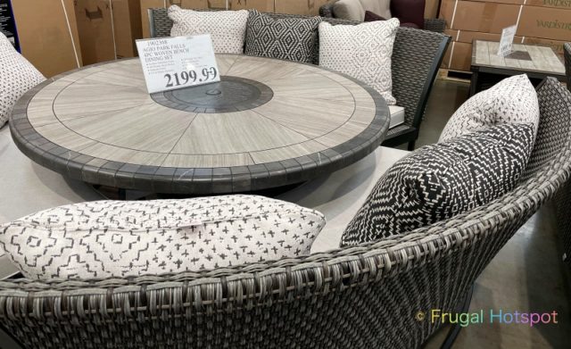 Agio Park Falls Outdoor Bench Dining Set at Costco! | Frugal Hotspot