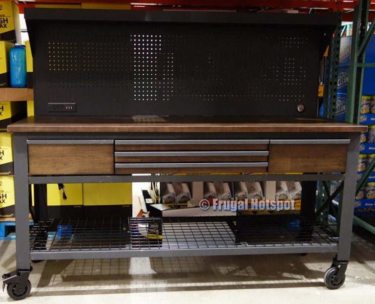 Whalen Industrial Metal & Wood Workbench - Costco Sale! | FrugalHotspot