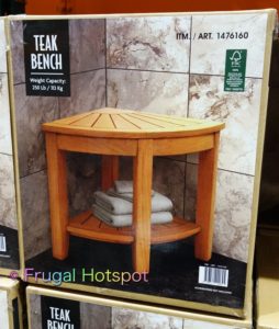 Teak Corner Bench by Ivena Gaston at Costco! | Frugal Hotspot