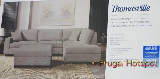 Thomasville Miles Sectional - Costco Sale! | Frugal Hotspot