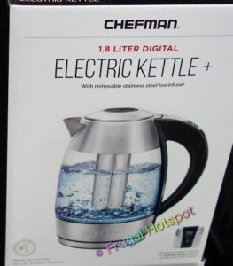 Chefman Glass Electric Tea Kettle - Costco Sale! | Frugal Hotspot