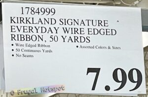 NEW Costco Kirkland Signature Wire Edged Ribbon 2025!