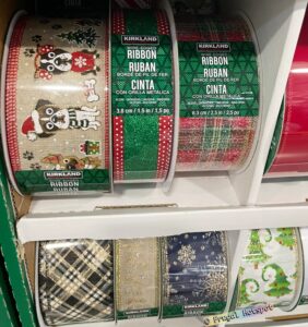 NEW Costco Kirkland Signature Wire Edged Ribbon 2025!