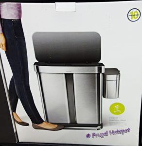Simplehuman 58L Dual Compartment Step Can - Costco Sale!