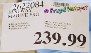 Tobin Sports Canyon Pro Inflatable Boat is Back at Costco!