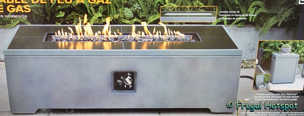 Bond Faux Concrete Gas Fire Table - Costco Sale! | Frugal Hotspot