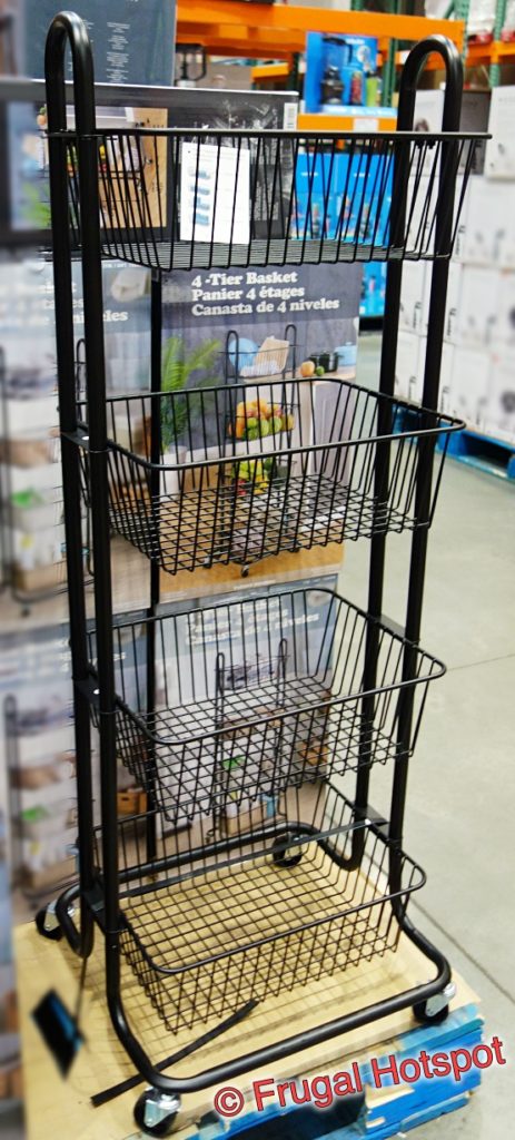 Edifice 4-Tier Rolling Basket Cart - Costco Sale! | Frugal Hotspot