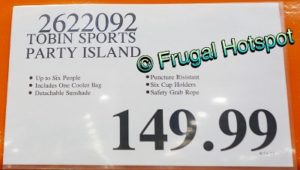 Tobin Sports Lake Day Inflatable Island at Costco! | Frugal Hotspot