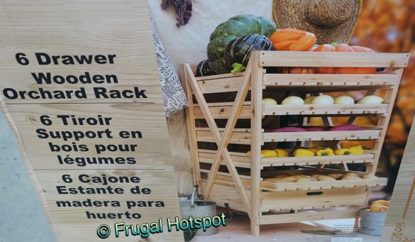 Grandware 6-Drawer Wooden Orchard Rack at Costco! | Frugal Hotspot
