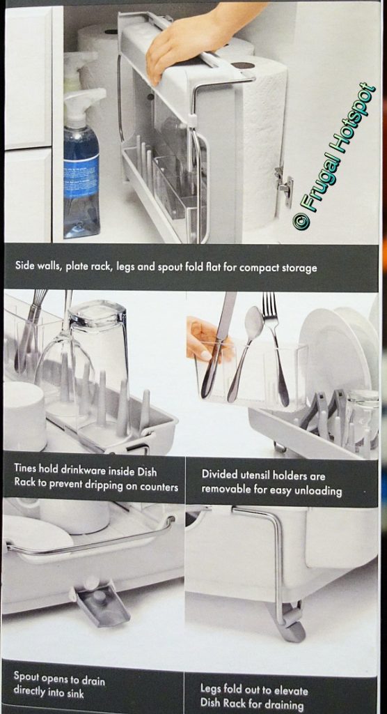 OXO SoftWorks Foldaway Dish Rack - Costco Sale! | Frugal Hotspot